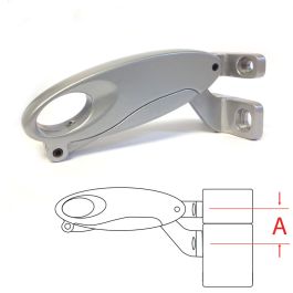 Strand Hardware Duoflex Folding Window Opener Flush for Aluminium ...